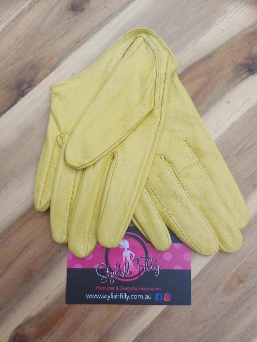 HALF PALM GLOVES (GENUINE LEATHER) - other colours available – Stylish ...